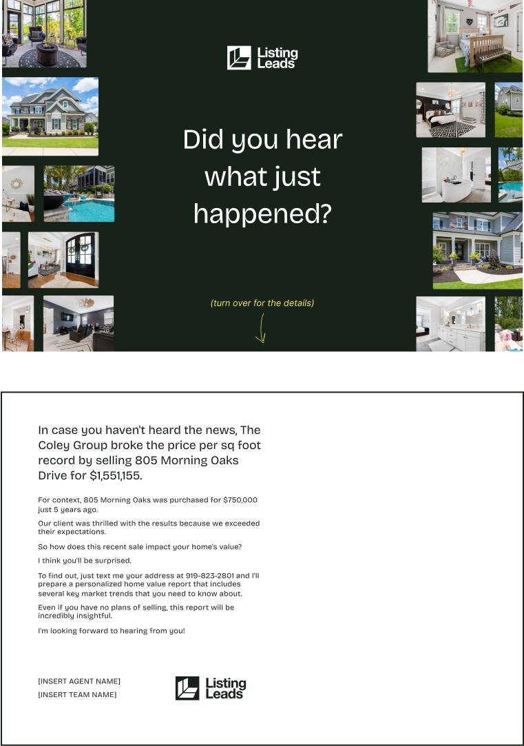 Listing Leads | Tom Ferry and Jimmy Mackin